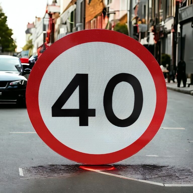 Speed Limit Warning Sign Board Manufacturer in India | Company | Sign Ved