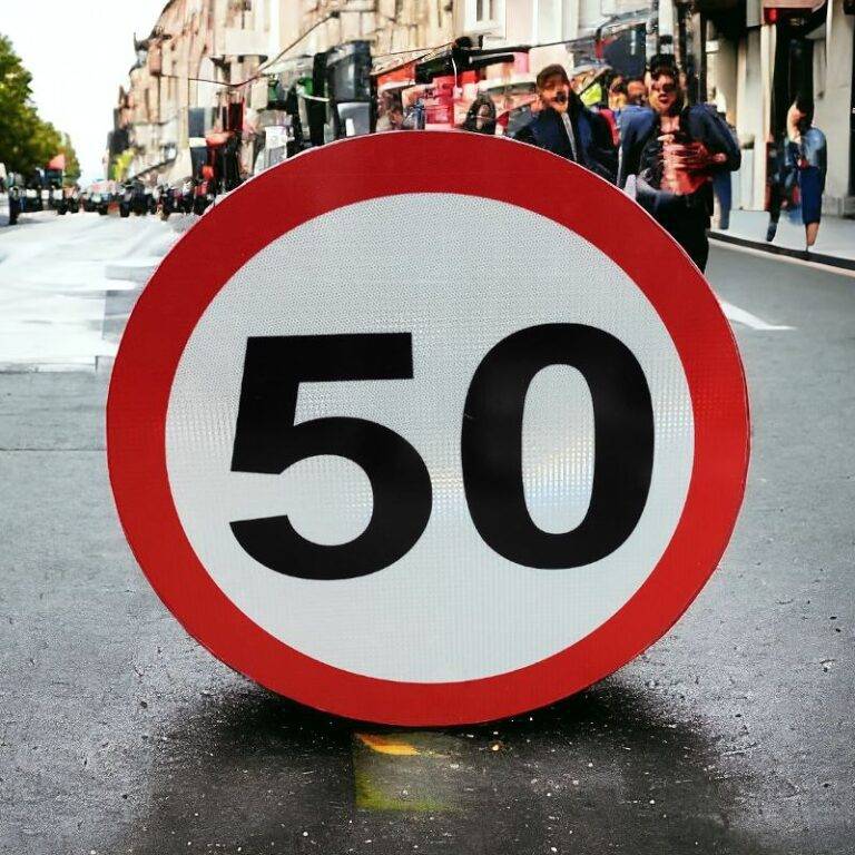 Speed Limit Warning Sign Board Manufacturer in India | Company | Sign Ved