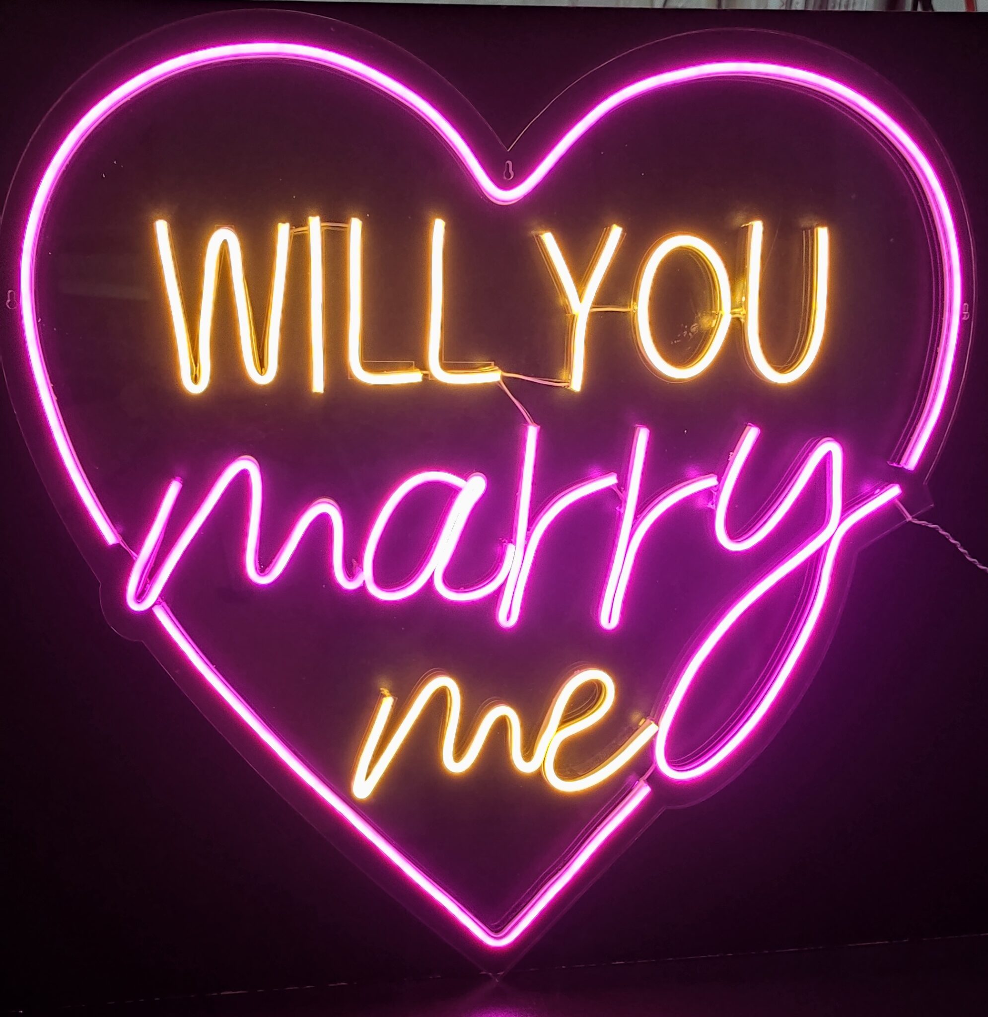 Buy Marry Me Neon Sign Online | Custom Neon Signage