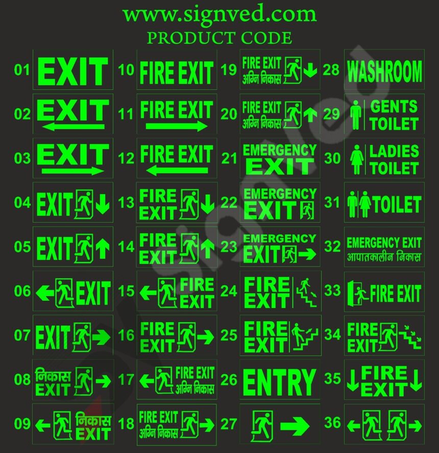 Night Glow Sign Boards Manufacturer in India | Signage | Sign Ved