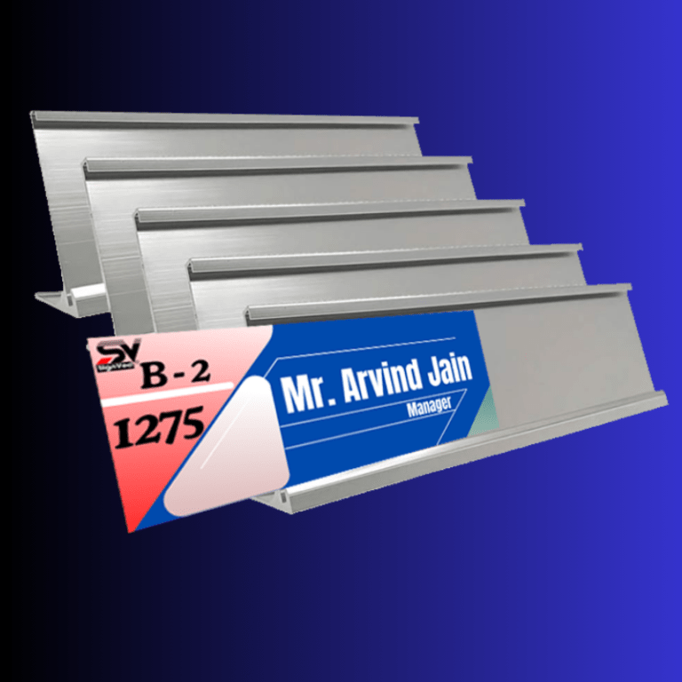 Table Modular Signage Manufacturer in India | Company | Sign Ved