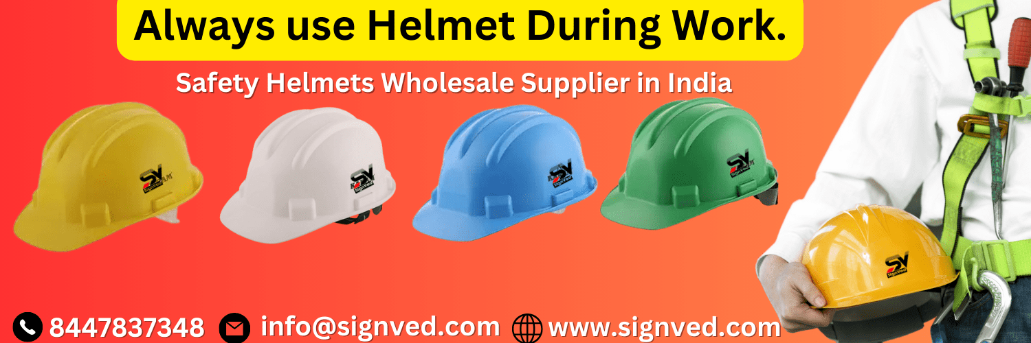 SAFETY HELMENTS FOR POTENTIAL WORKERS. | SignVed