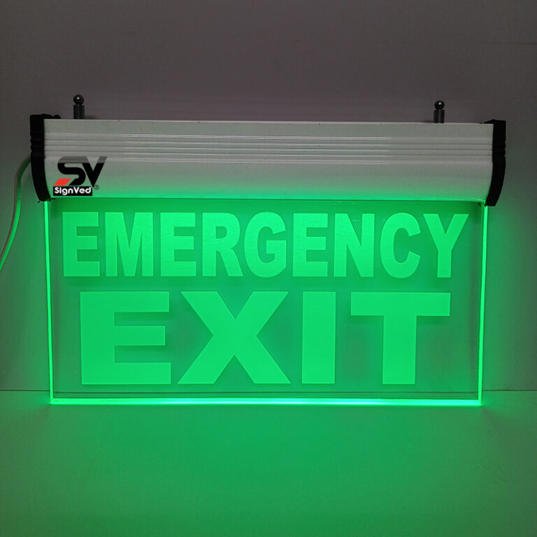 Buy LED Fire Exit up Side Arrow Online in India | Wholesale ...
