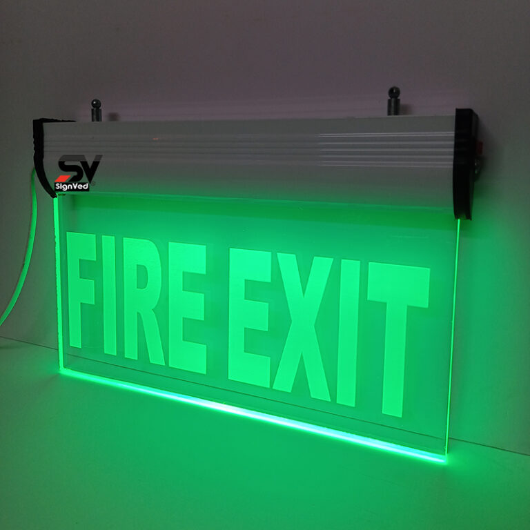 Buy LED Fire Exit up Side Arrow Online in India | Wholesale ...