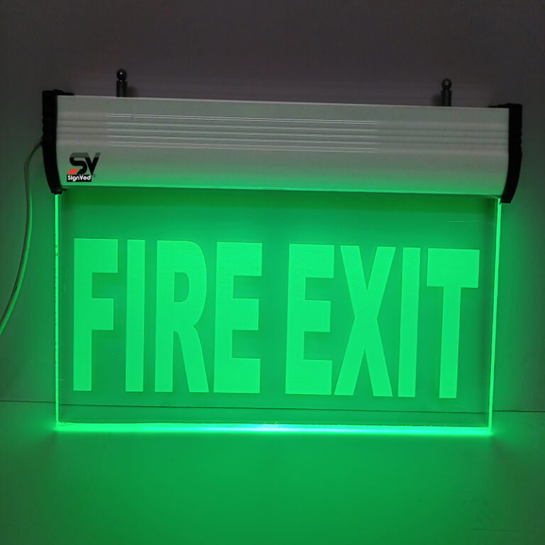 LED Fire Exit Light Manufacturers in India | Buy Online Sign Boards