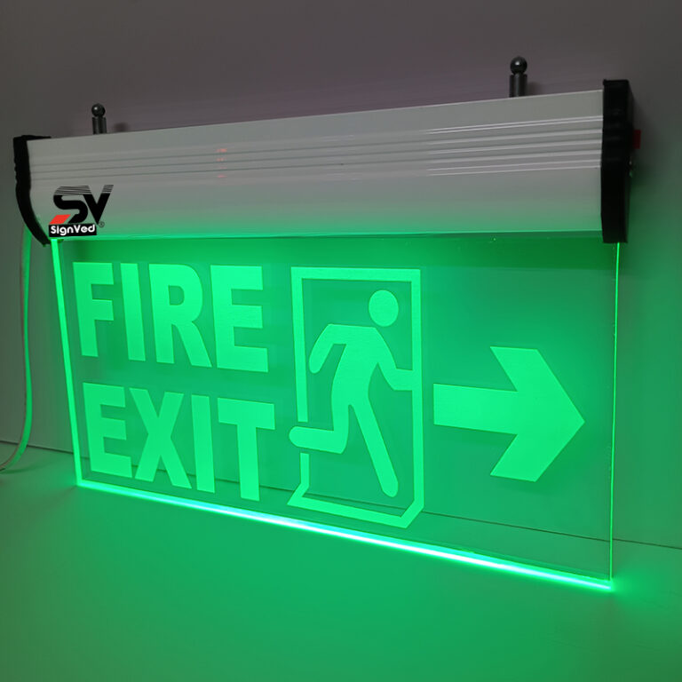Buy LED Fire Exit up Side Arrow Online in India | Wholesale ...
