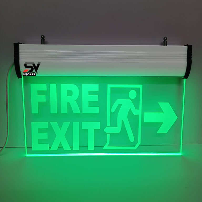 Buy LED Fire Exit up Side Arrow Online in India | Wholesale ...