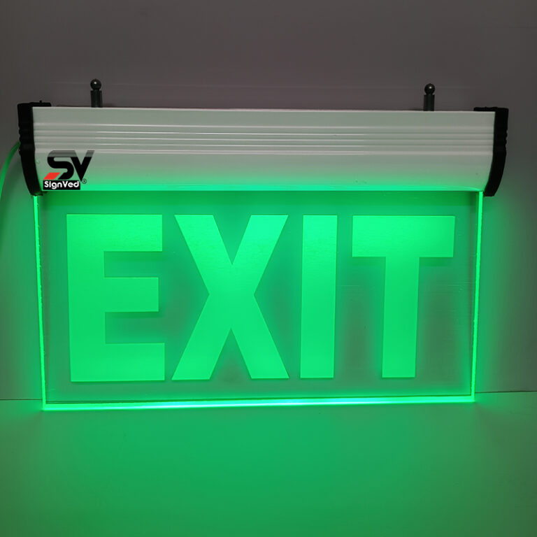 Buy LED Fire Exit up Side Arrow Online in India | Wholesale ...