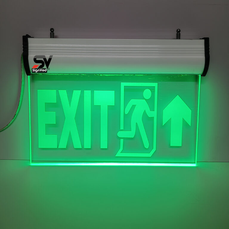 Buy LED Fire Exit up Side Arrow Online in India | Wholesale ...