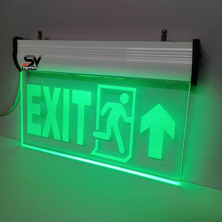 Buy LED Fire Exit up Side Arrow Online in India | Wholesale ...