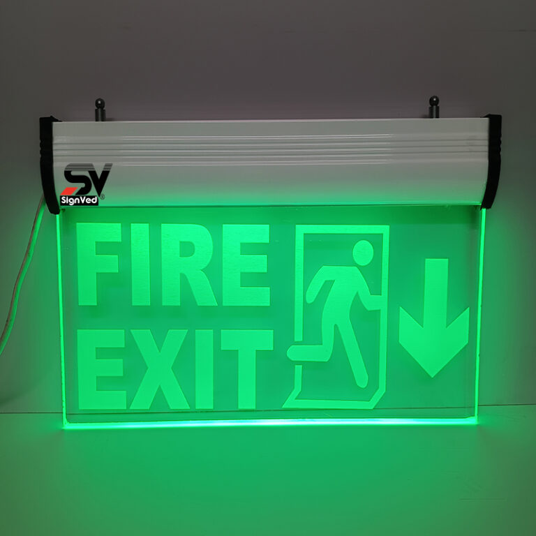 Buy LED Fire Exit up Side Arrow Online in India | Wholesale ...