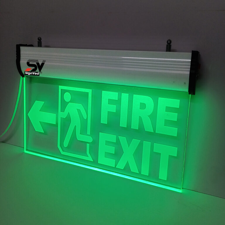 Buy LED Fire Exit up Side Arrow Online in India | Wholesale ...