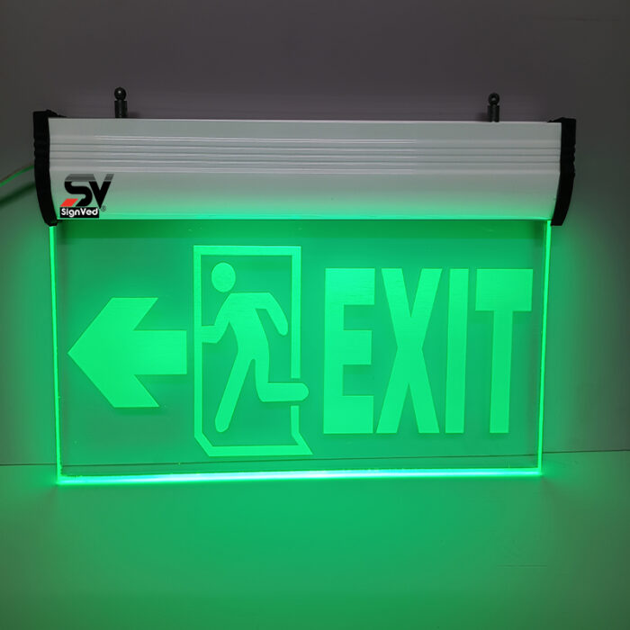 Buy LED Exit Sign Online in India | Light Signage Manufacturer