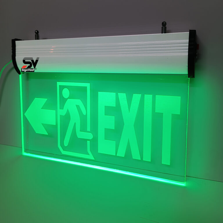 Buy LED Fire Exit up Side Arrow Online in India | Wholesale ...