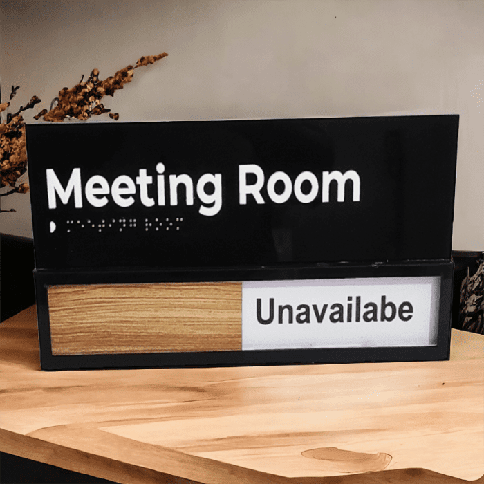 Braille Meeting Room Signage Manufacturer in India