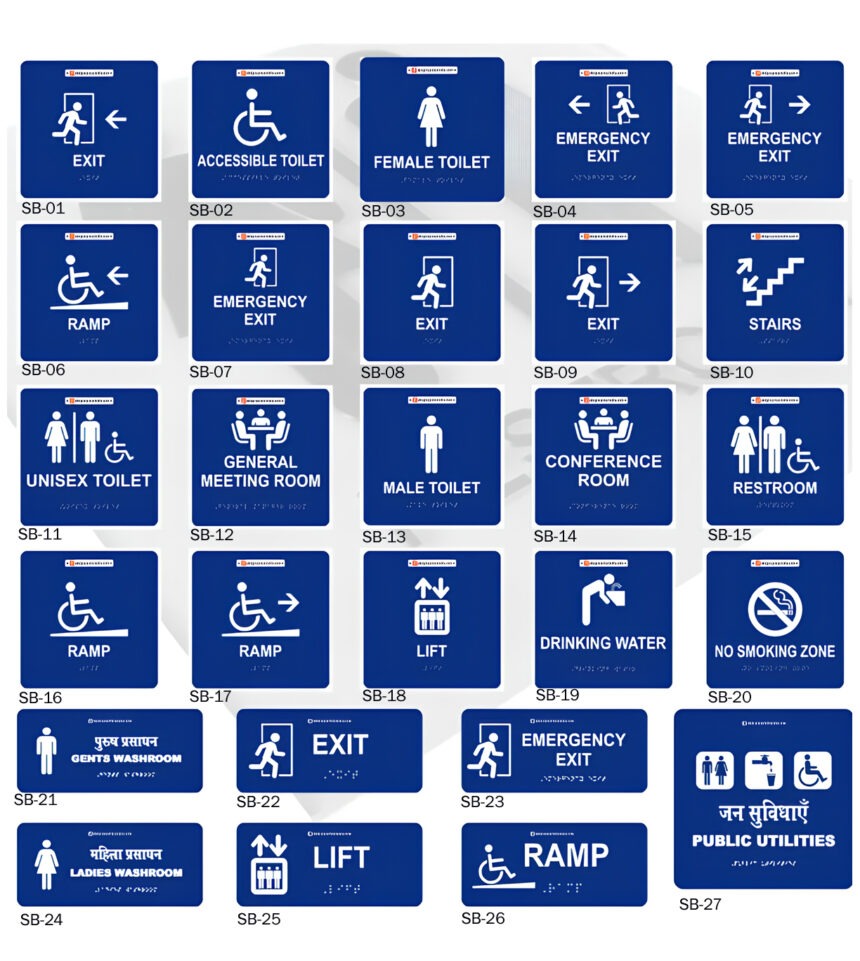 Full Flat Modular Signage Manufacturer in India | Buy Online Sign ...
